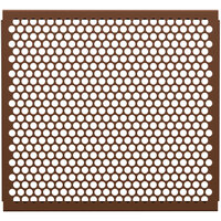 SelectSpace 62" x 10" x 34" Brown Circle Pattern Gate with Straight ...