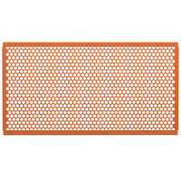 SelectSpace 7' Burnt Orange Circle Pattern Partition Panel