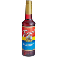 Torani 750 mL Puremade Zero Sugar Raspberry Flavoring Syrup