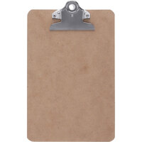 Saunders RingMate 13 1/2" x 11 1/2" Charcoal Plastic Storage Clipboard