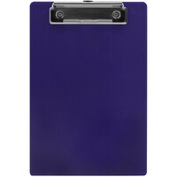Saunders RingMate 13 1/2" x 11 1/2" Charcoal Plastic Storage Clipboard