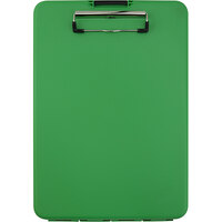 Saunders RingMate 13 1/2" x 11 1/2" Charcoal Plastic Storage Clipboard
