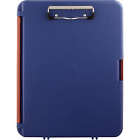 Saunders RingMate 13 1/2" x 11 1/2" Charcoal Plastic Storage Clipboard