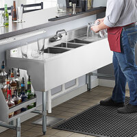 Commercial Bar Sinks: 3 Compartment, 2 Compartment & More