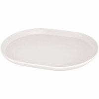 Cal-Mil 22017-8-15 Hudson 8" White Raised Rim Melamine Plate