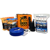 Quick Dam Grab & Go Flood Control Combo Kit with (5) 5' Flood Barriers ...