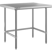 Regency 24" x 36" 16-Gauge 304 Stainless Steel Commercial Work Table ...