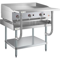 Cooking Performance Group 36GMSNL 36" Manual Griddle with Regency ...