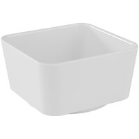 APS Universal 51 oz. Tall Round Matte White Melamine Bowl - 4/Case
