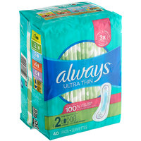 Always Infinity 16-Count Unscented Menstrual Pad with Wings - Size 2 ...