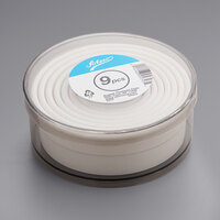 Ateco 5753 9-Piece Plastic Plain Square Cutter Set