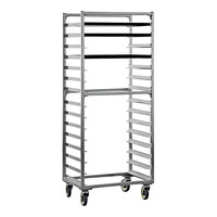 New Age 12 Pan End Load Aluminum Z-Type Nesting Bun / Sheet Pan Rack 1333Z