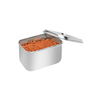 Matfer Bourgeat 4" x 2 11/16" Stainless Steel Japanese Mini Container ...