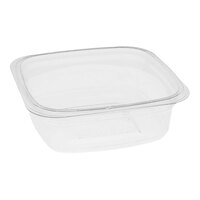 Pactiv Square Recycled PET Deli Container 16 oz. - 480/Case