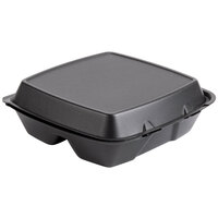 Black Take Out Containers | Hinged