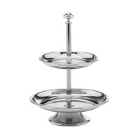 Hepp by BauscherHepp Excellent 8 3/8" x 12 5/8" 3-Tier Stainless Steel ...