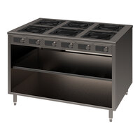 Spring USA BOH-1800DC-6 BOH Series 48" Mobile Induction Cooking Cart ...
