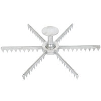 9" Aluminum 9 Cut Pie and Cake Marker / Cutter