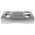 Tablecraft CWACTION1TBK 31 1/4" x 25 1/4" x 5 3/4" Black Brushed ...