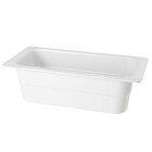 GET ML-20-W 1/3 Size 4" Deep White Melamine Food Pan - 3/Case
