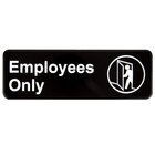 Vollrath Employees Only Compliance Sign: WebstaurantStore