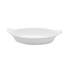 Tablecraft CW1730W 24 oz. White Cast Aluminum Oval Server with Shell ...
