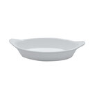 Tablecraft CW1730W 24 oz. White Cast Aluminum Oval Server with Shell ...