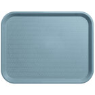 Carlisle CT141859 Cafe 14" x 18" Slate Blue Standard Plastic Fast Food Tray