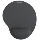 Innovera 50448 Black Mouse Pad with Gel Wrist Rest