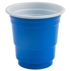 Choice 2 oz. Blue Plastic Shot Cup - 50/Pack