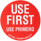 National Checking Company UF4911 3" Use First Ultra Removable Label ...