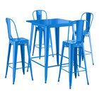 Lancaster Table & Seating Alloy Series 31 1/2" x 31 1/2" Blue Quartz ...