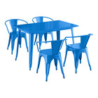 Lancaster Table & Seating Alloy Series 47 1/2" x 29 1/2" Blue Quartz ...