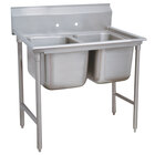 2 Compartment Sinks: Double Bowl Commercial Sinks