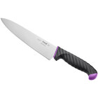Schraf™ 8" Chef Knife with Purple TPRgrip Handle