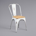 Lancaster Table & Seating Alloy Series Distressed Black Metal Indoor ...