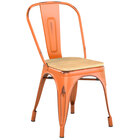 Lancaster Table & Seating Alloy Series Distressed Black Metal Indoor ...