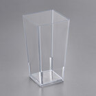 Choice Clear Square Plastic Tiny Cup 3 oz. - 200/Case