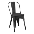 Lancaster Table & Seating Alloy Series Ruby Red Outdoor Cafe Chair with ...