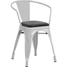 Lancaster Table & Seating Alloy Series Copper Metal Indoor Arm Chair ...