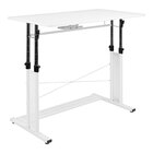 Flash Furniture Fairway Black Adjustable Height Office Desk