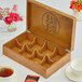 Bigelow Tea 8 Compartment Wooden Tea Chest