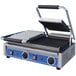 Globe GPGDUE10 Bistro Series Double Sandwich Grill with Grooved Plates ...