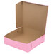 10" x 10" x 3" Pink Pie / Bakery Box - 200/Bundle