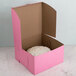 9" x 9" x 5" Pink Cake / Bakery Box - 100/Bundle