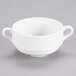 Tuxton AMU-044 Modena AlumaTux Pearl White (European White) 10.5 oz. Stackable China Soup Cup ...