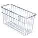 Regency Chrome Storage Basket for Wire Shelving - 13 3/8" x 5" x 7"