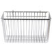 Regency Chrome Storage Basket for Wire Shelving - 17 3/8" x 7 1/2" x 10"
