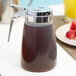 Tablecraft PP10CP 10 oz. Polypropylene Modern Syrup Dispenser with ...