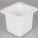 Carlisle CM110402 Coldmaster 1/6 Size White Cold ABS Plastic Food Pan ...
